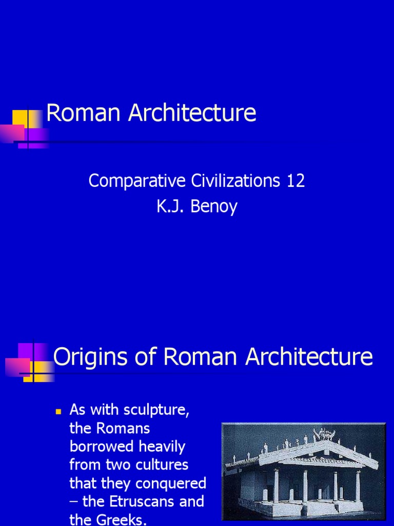 Roman Architecture | PDF