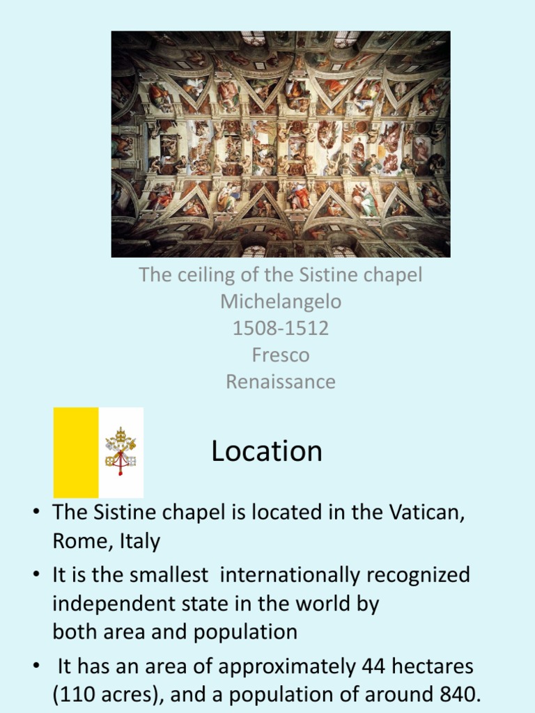 The Ceiling of The Sistine Chapel | PDF | Michelangelo | Pope