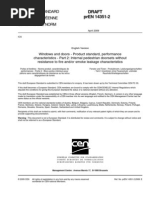 EN 12208:2000 Watertightness Standards | PDF | Intellectual Property ...