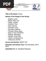 Origami Chess | PDF | Chess | Board Games