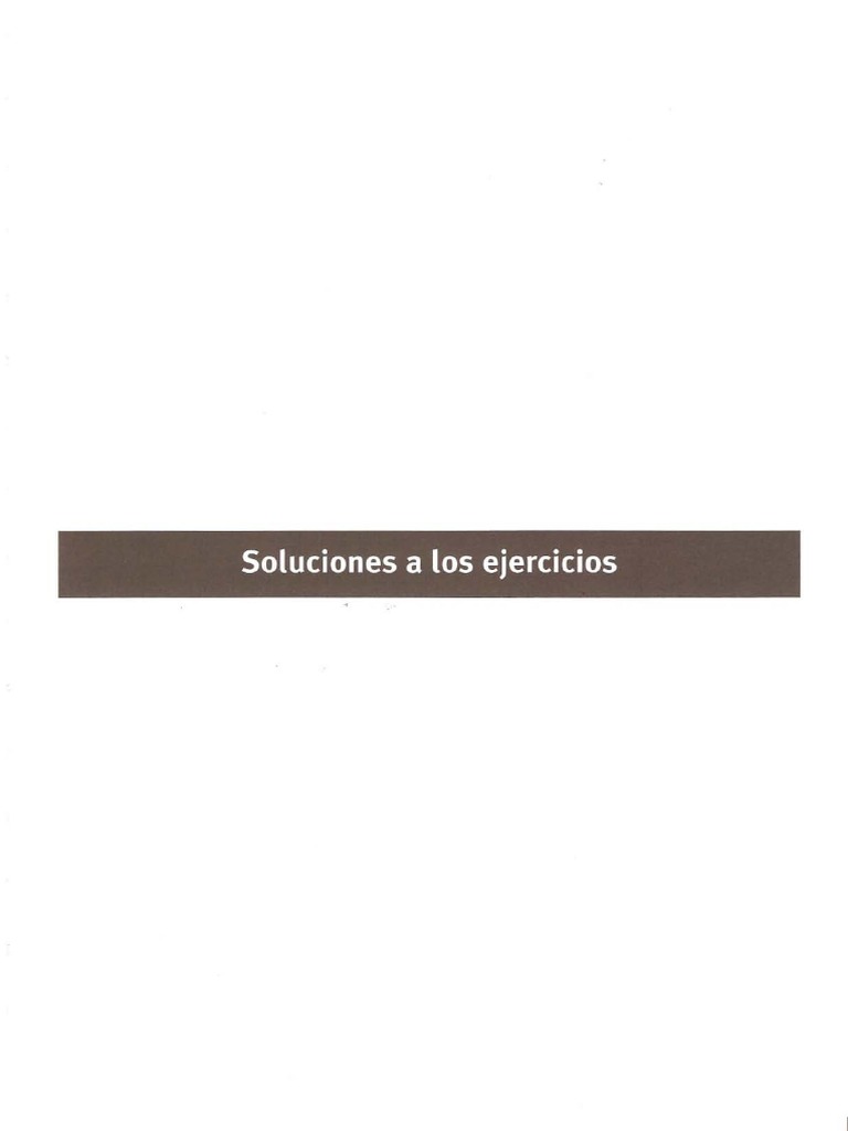 Gramatica Del Uso Del Espanol A1-B2 - Soluciones A Los Ejercicios | PDF ...