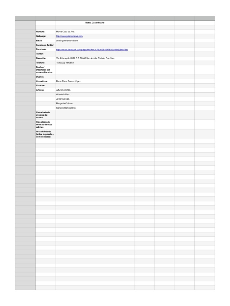 Marva Casa de Arte | PDF | Estilo de vida