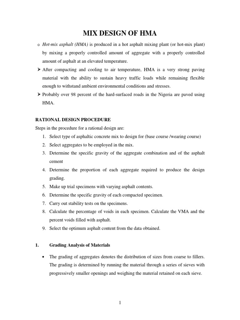 7 - Hma Mix Design | PDF | Science & Mathematics