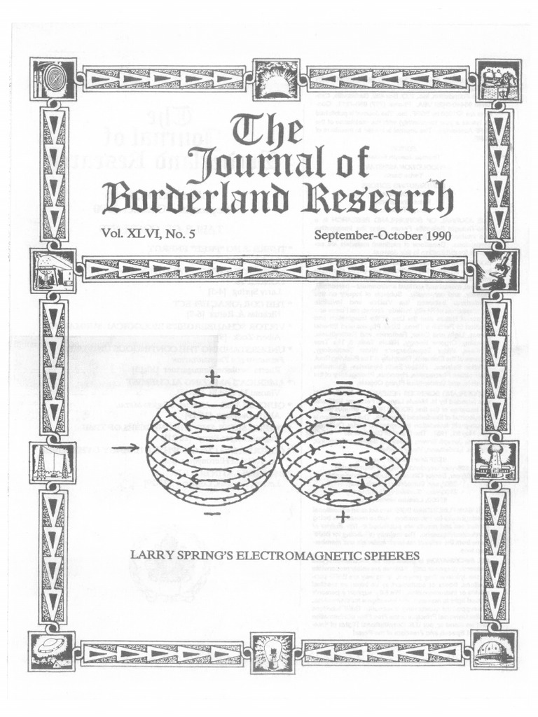 Journal of Borderland Research - Vol XLVI, No 5, September-October 1990 ...