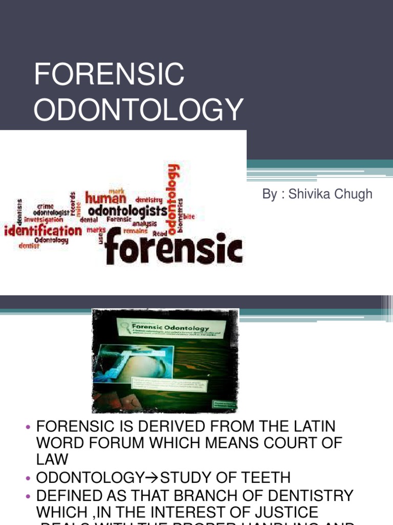 Forensic Dentistry | PDF | Autopsy | Human Tooth