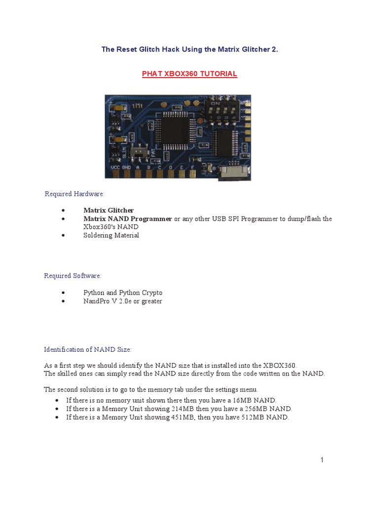 Matrix Glitcher PHAT Tutorial | Download Free PDF | Flash Memory ... Matrix Glitcher PHAT Tutorial | Download Free PDF | Flash Memory ...