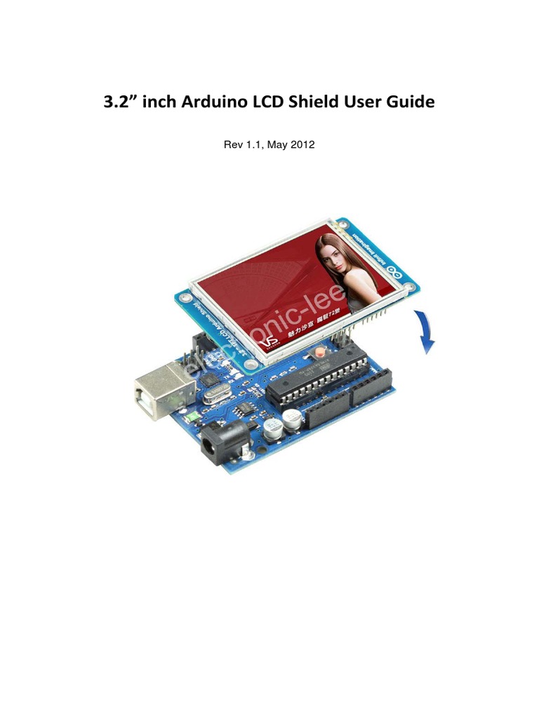3inch2 Arduino LCD Shield UG | Download Free PDF | Arduino | Liquid Crystal Display