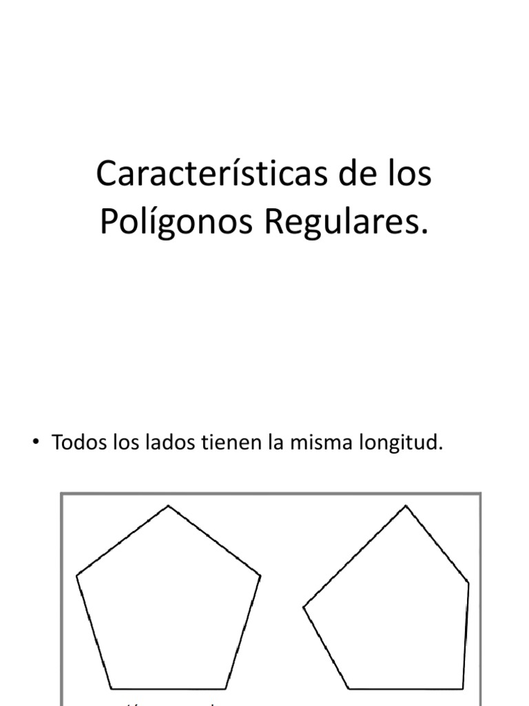Características de Los Polígonos Regulares | PDF