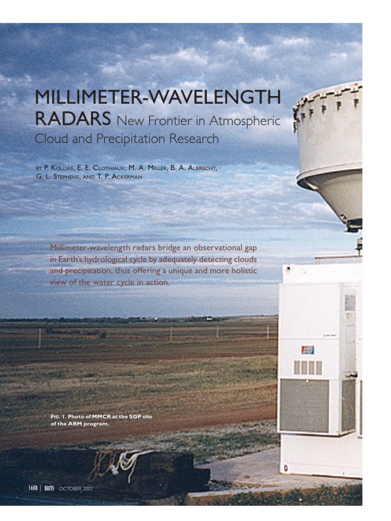 Millimeter-Wavelength Radars | Radar | Scattering