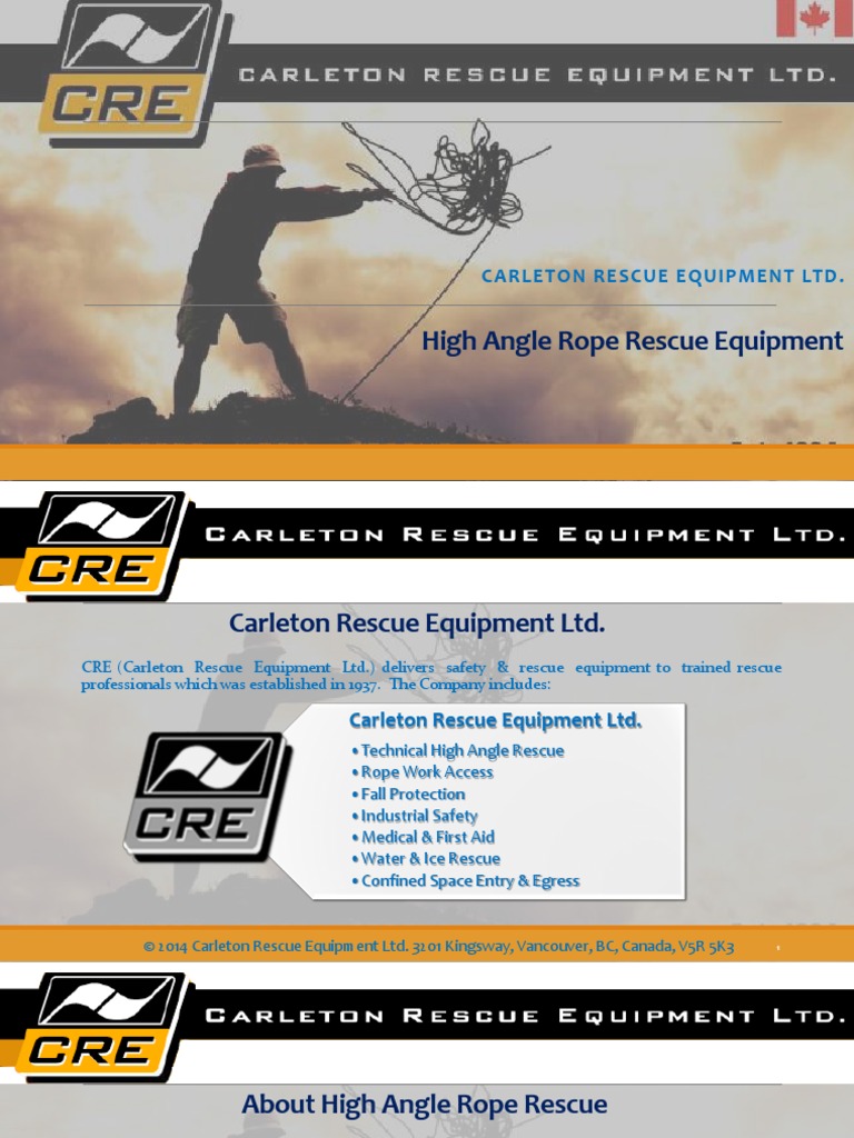 Rope Rescue Equipment | Download Free PDF | Rope | Manufactured Goods