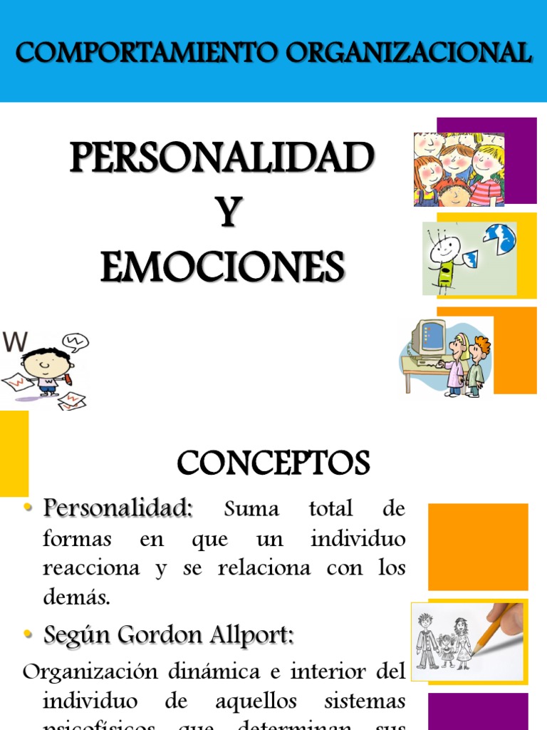 Personalidad y emociones en el comportamiento | PDF | Las emociones ...