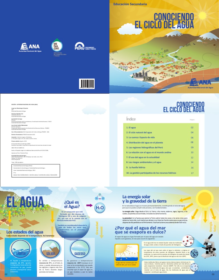 3 Conociendo El Ciclo Del Agua | PDF | Agua subterránea | Hidrógeno