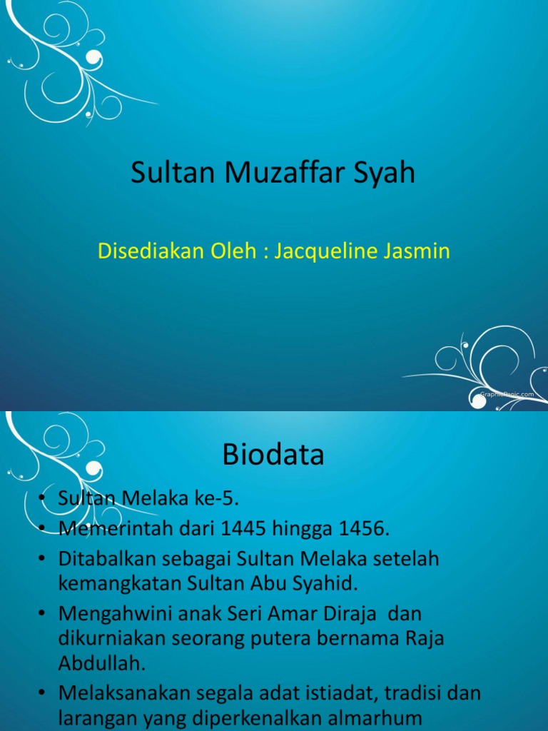 Sultan Muzaffar Syah | PDF