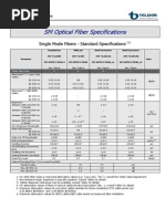 ITU-T G.652.D Specs | PDF | Optical Fiber | Dispersion (Optics)