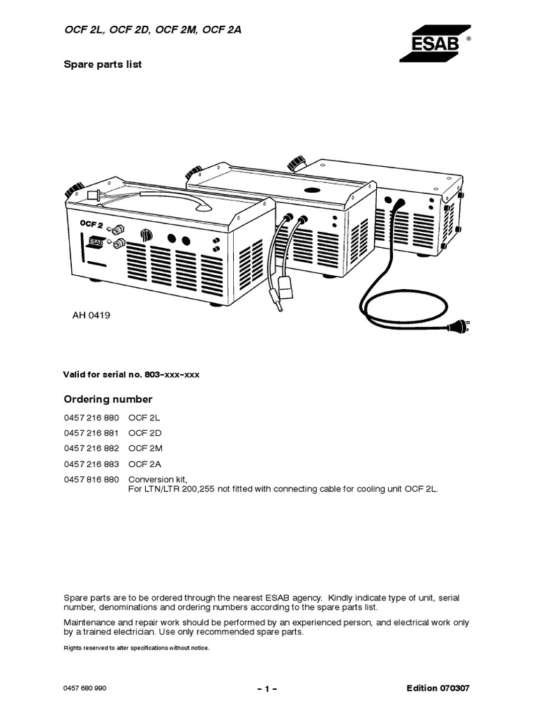 Ocf 2 | PDF | Electrical Connector | Manufactured Goods