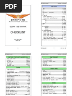 Checklist Procedures | PDF | Carburetor | Turbine Engine Failure