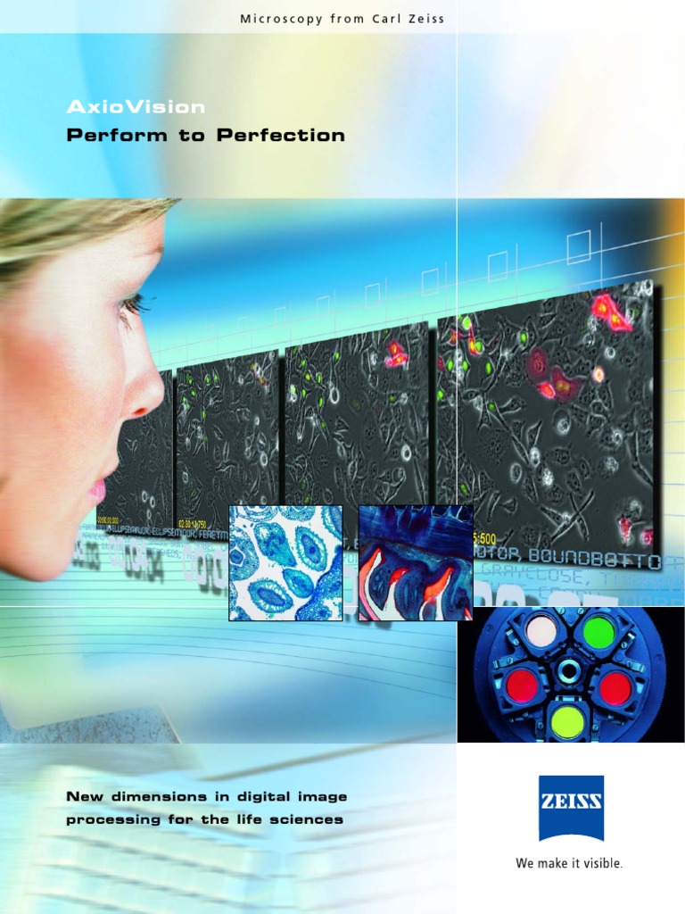 AxioVision Microscopy From Carl Zeiss | PDF | Fluorescence Microscope | Microscopy