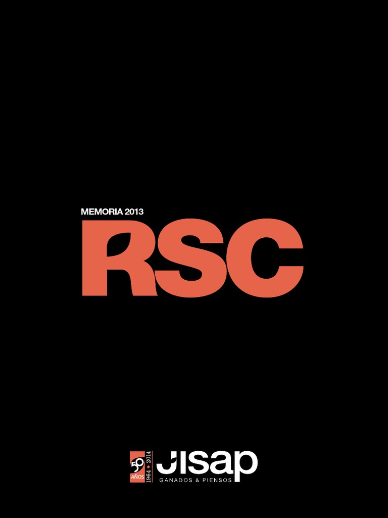 Memoria RSC 2013 Jisap | PDF | Igualdad de género | Estudios de género