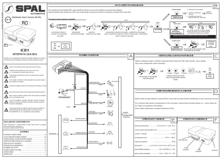 Interfata Can-Bus Icb1 | PDF
