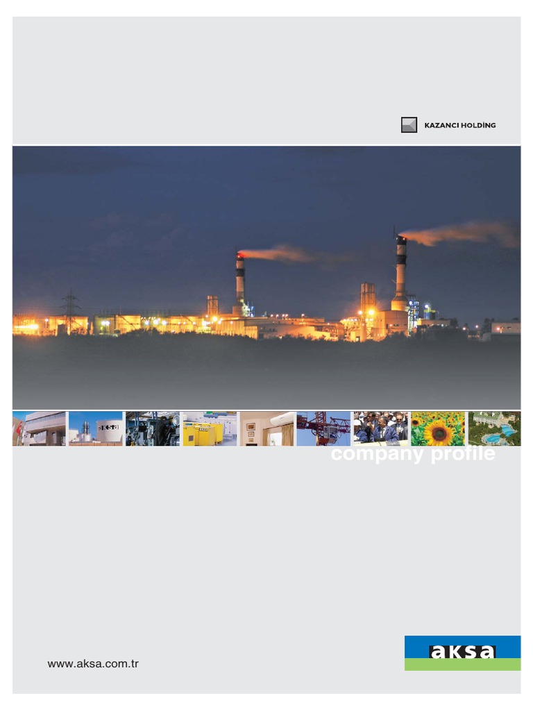 Aksa Company Profile | PDF | Cogeneration | Power Station