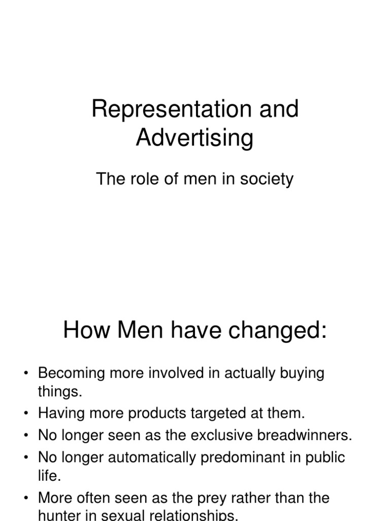 Male Representation and Advertising | PDF | Self-Improvement