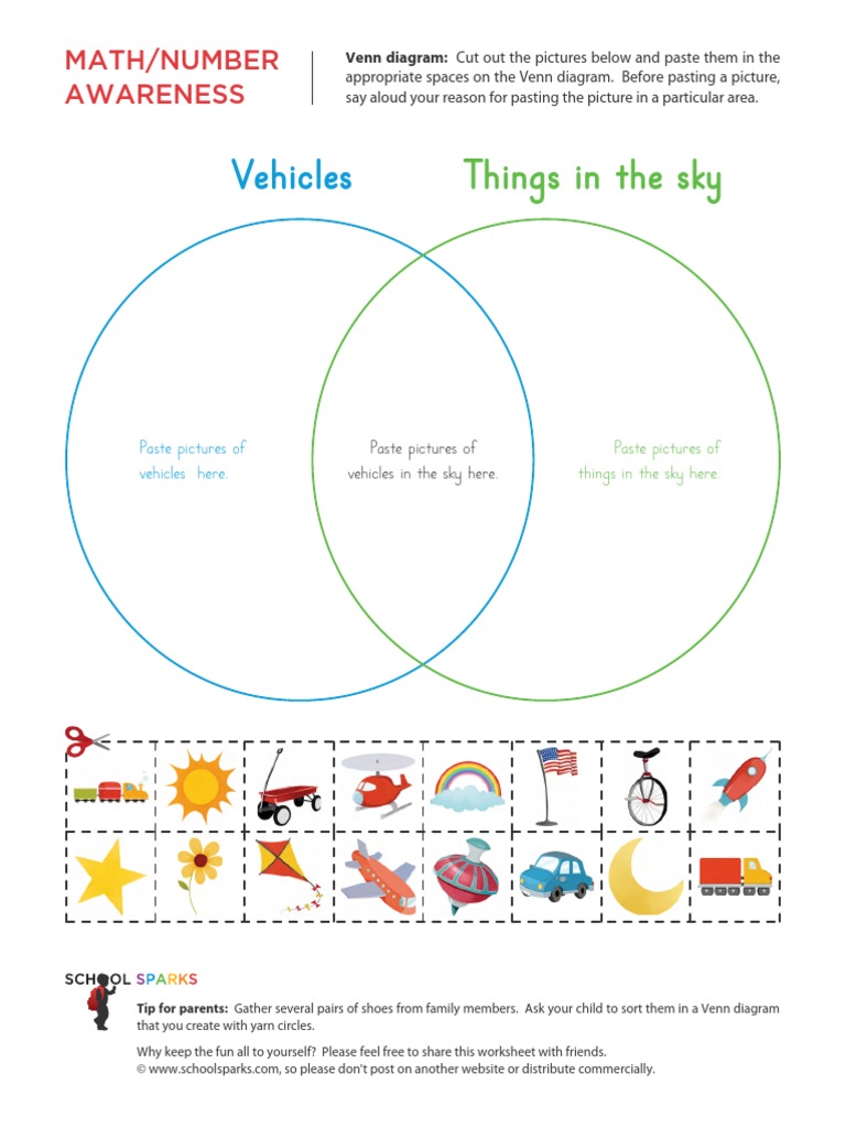 Venn Diagram Activity for Kids | PDF
