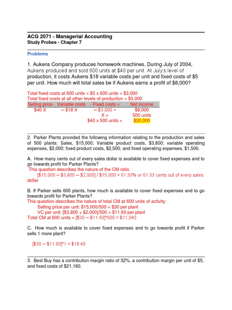 Solved Problems | PDF | Revenue | Financial Accounting