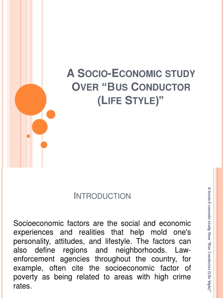 A Socio-Economic Study Over | PDF | Socioeconomic Status | Lifestyle ...
