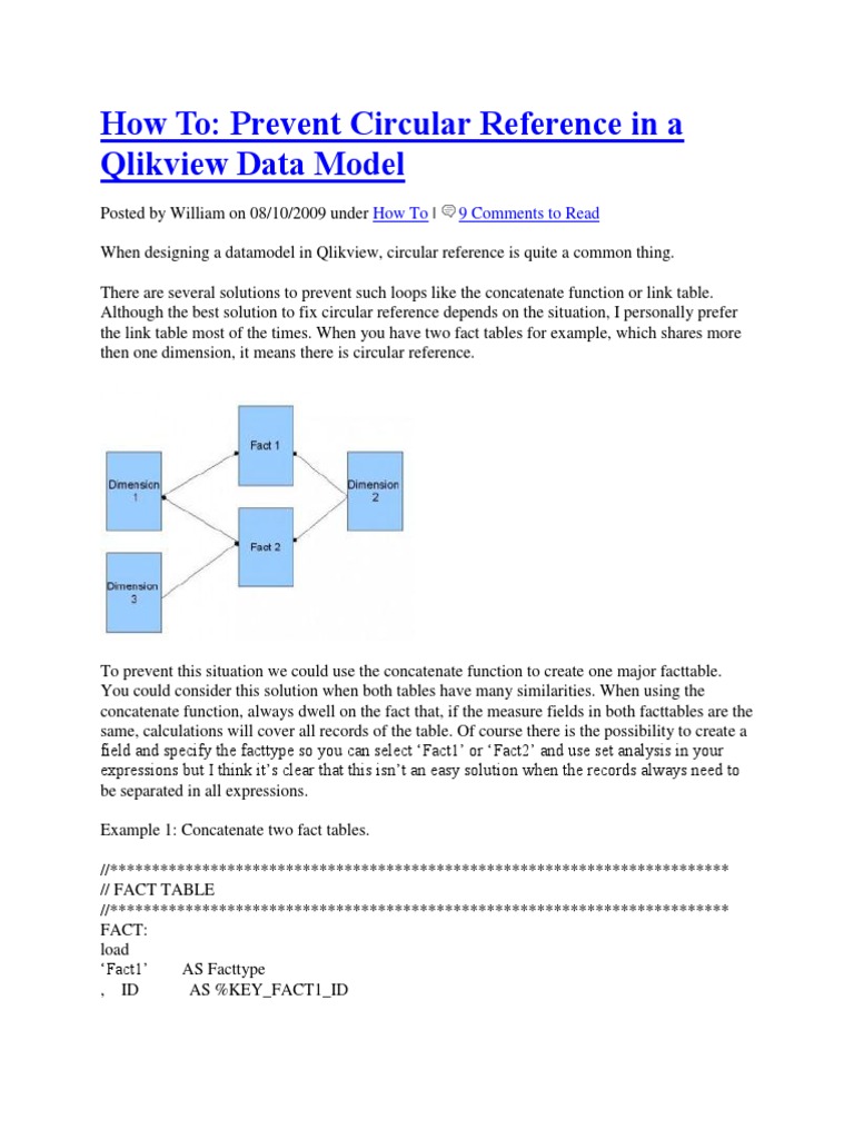 How To Avoid Circular Reference | PDF | Function (Mathematics) | Information Technology Management