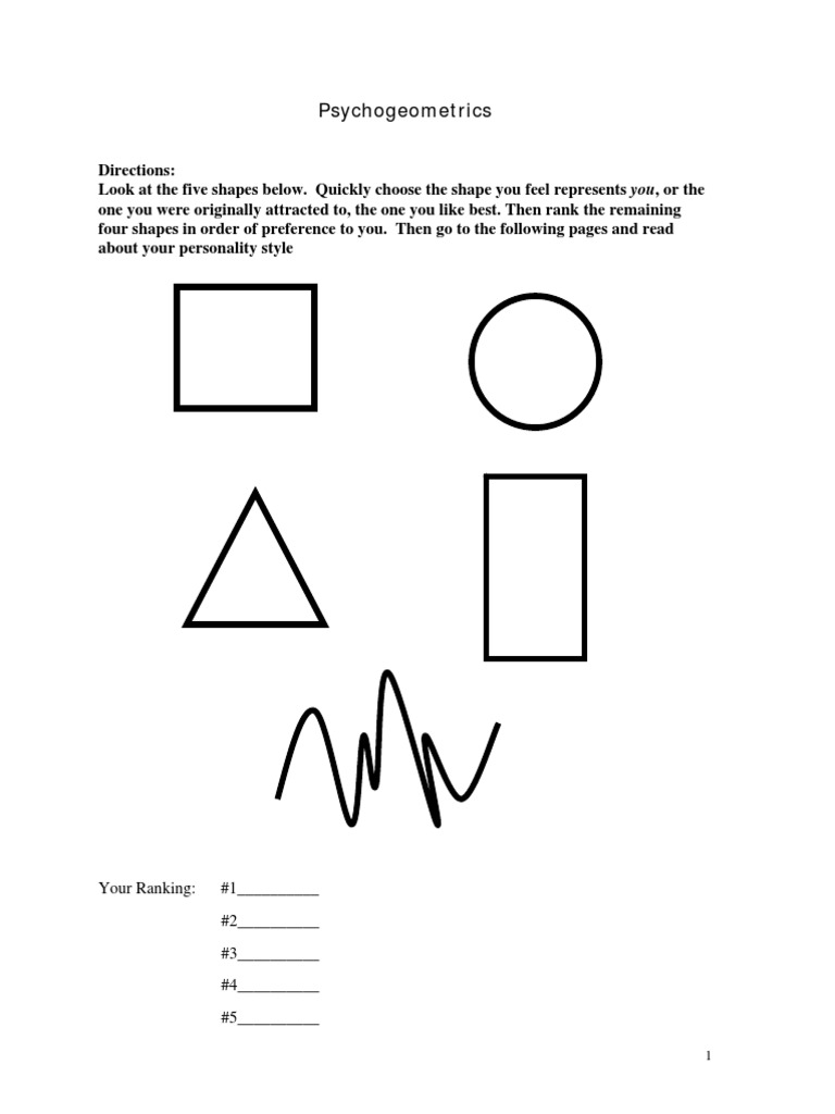 Psychogeometrics Personality Test Guide | PDF | Empathy | Leadership