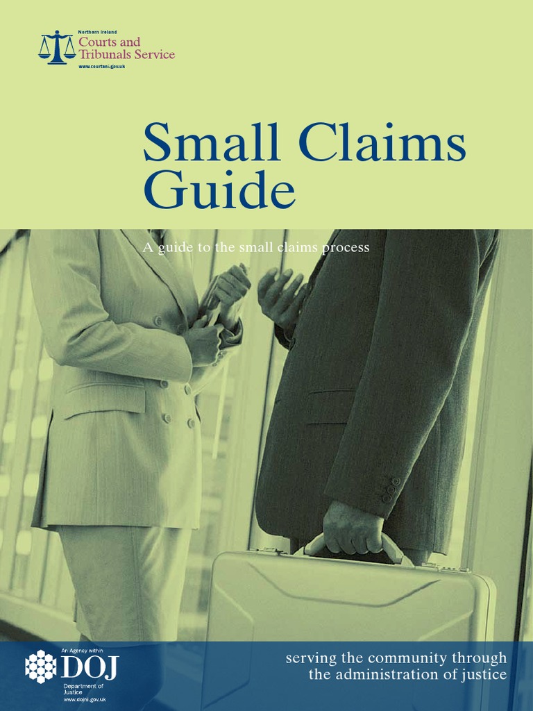 Small Claims Guide | PDF | Service Of Process | Costs In English Law