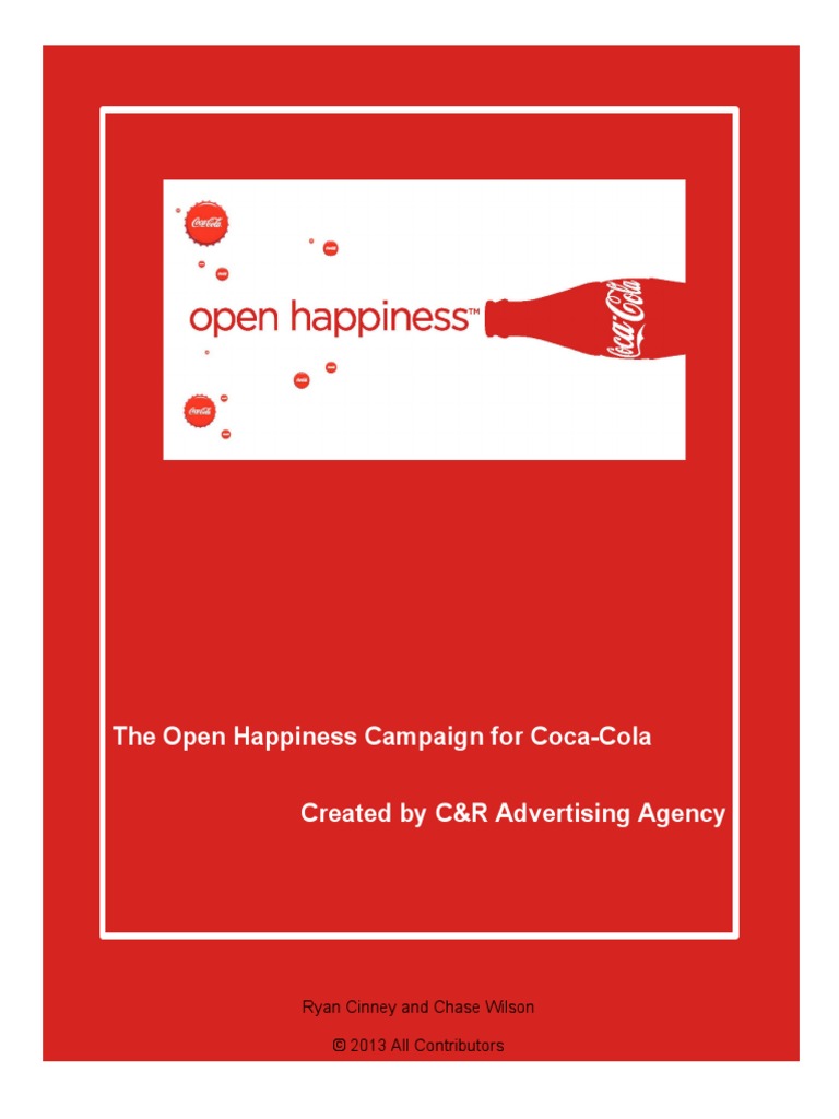 Coca Cola Print Ads Open Happiness
