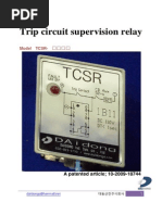 Trip Circuit and Trip Coil Supervision Relay: - Type VAX | PDF | Relay ...