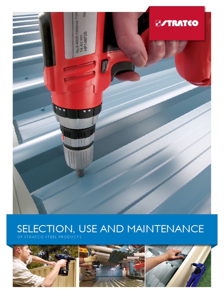 Stratco Selection Use and Maintenance | PDF | Galvanization | Corrosion
