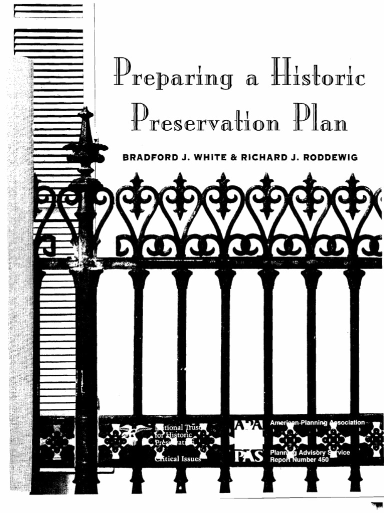 Preparing a Historic Preservation Plan - Compressed | Historic ...