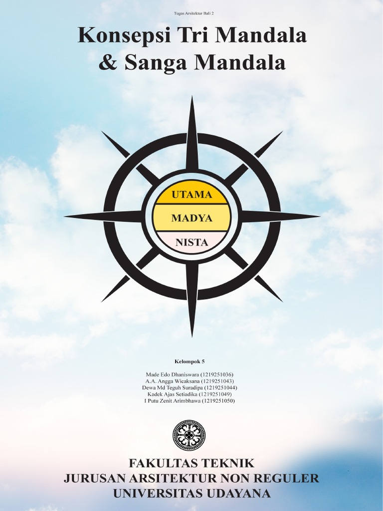 Arsitektur Bali - Konsepsi Sanga Mandala Dan Tri Mandala | PDF
