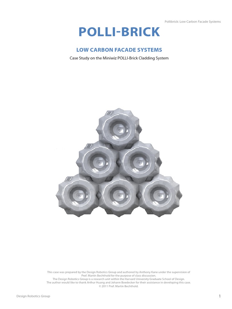 Polli Brick | PDF | Sustainability | Recycling