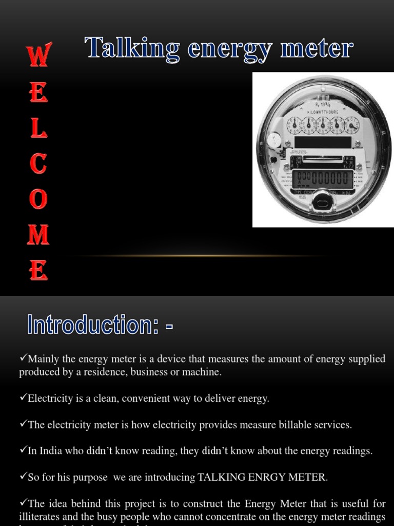 Talking Energy Meter | PDF | Random Access Memory | Microcontroller