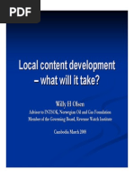 Guidelines For The Local Content Score Template (At Entity Level) | PDF ...