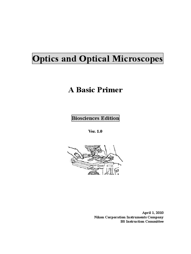 Optical Microscope Basic Training PDF | PDF | Angular Resolution | Lens ...