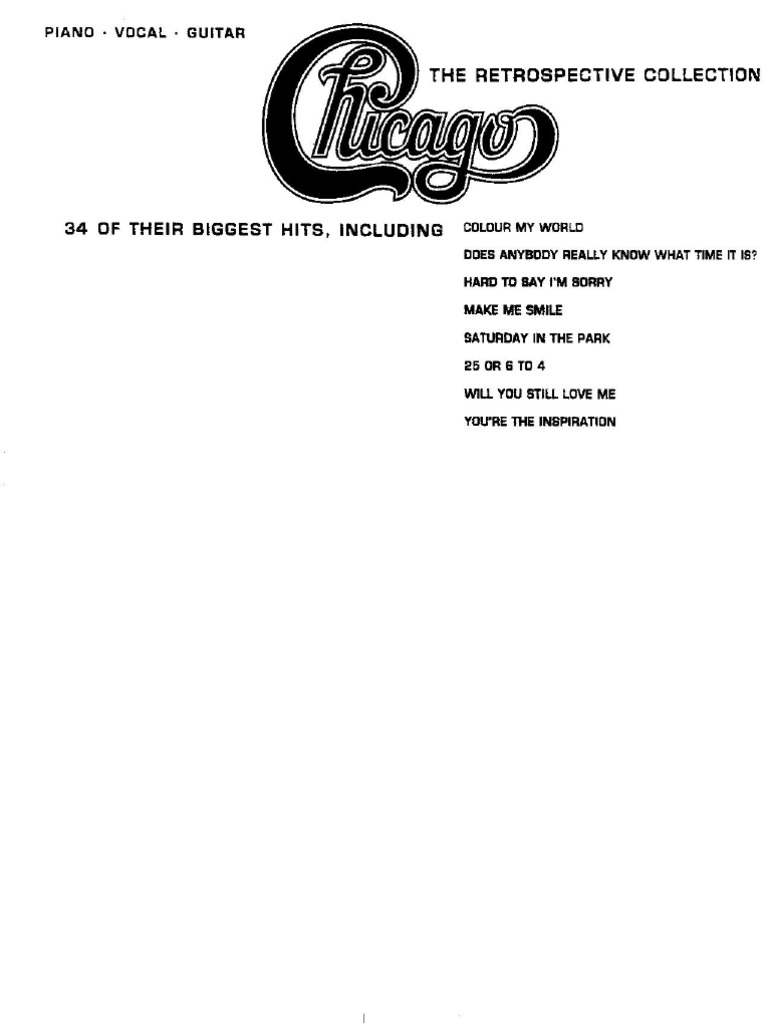BOOK - Chicago - The Retrospective Collection | PDF