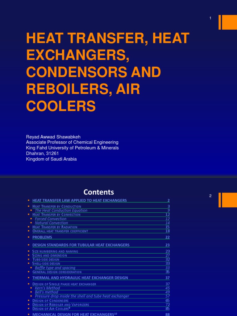 Heat Transfer | PDF | Heat Transfer | Heat Exchanger