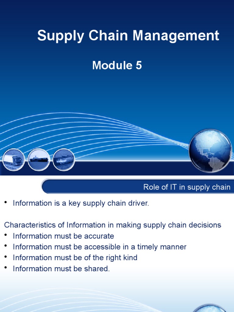 SCM Module 5 | PDF | Supply Chain | Pricing