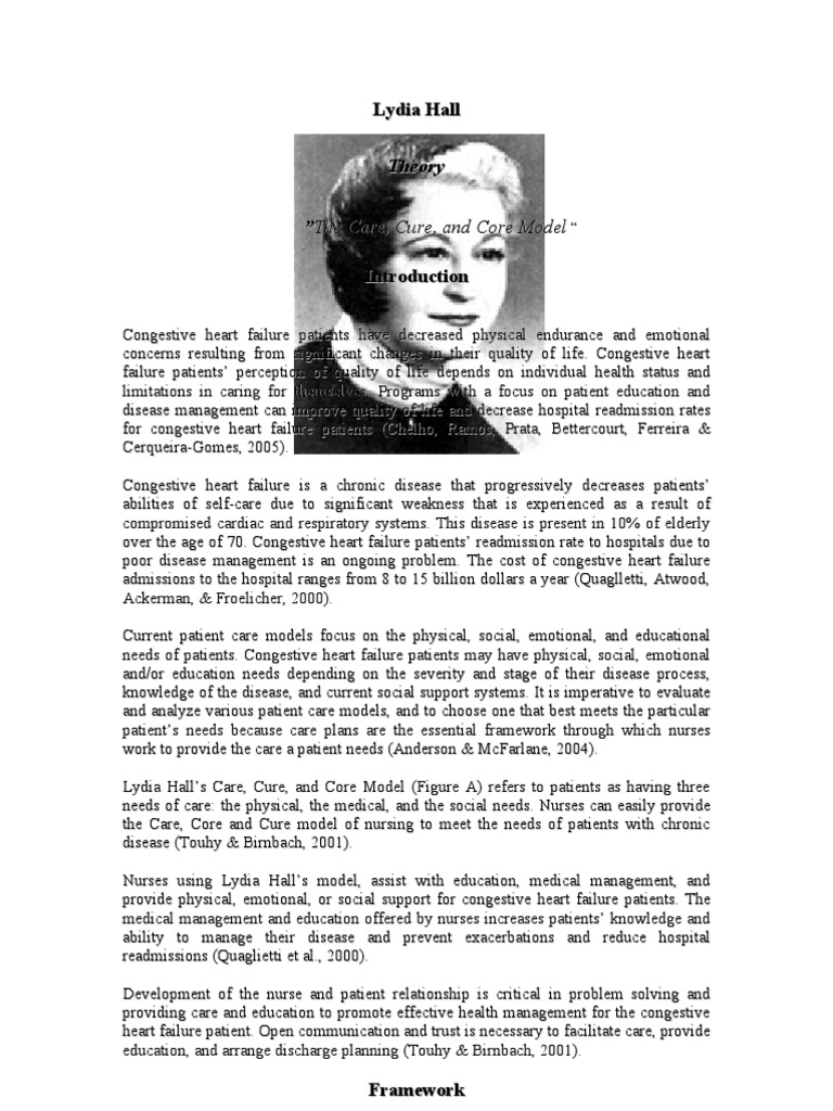 Lydia Hall | PDF | Heart Failure | Nursing