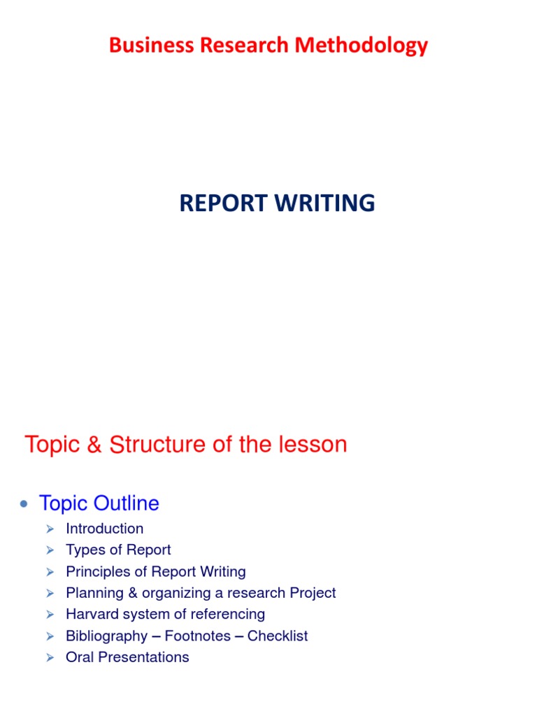 BRM Report Writing | PDF | Thesis | Data