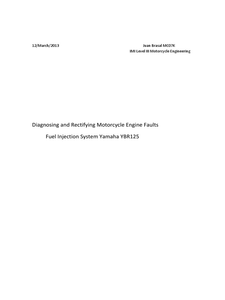 Fuel Injection Assignment | PDF | Fuel Injection | Combustion
