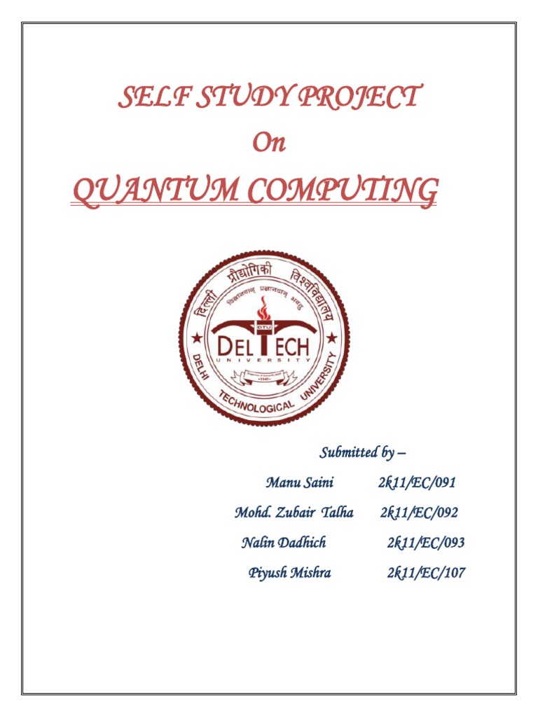 Quantum Computing Pdf Quantum Computing Quantum Mechanics