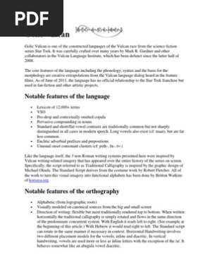 Vulcan Alphabet Vulcan Alphabet Fictional Languages Alphabet Symbols
