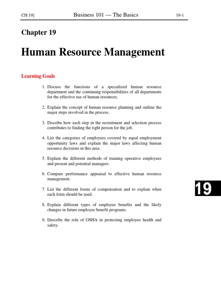 Human Resource Management - 101 | PDF | Recruitment | Employment
