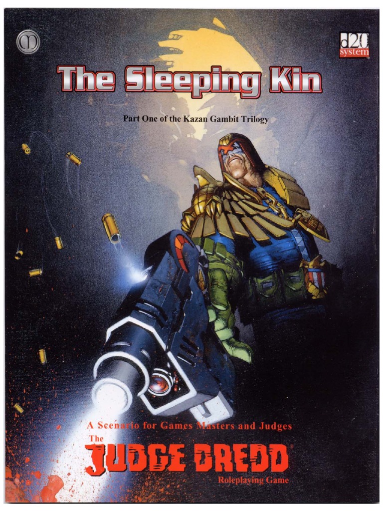 Judge Dredd The Sleeping Kin | PDF